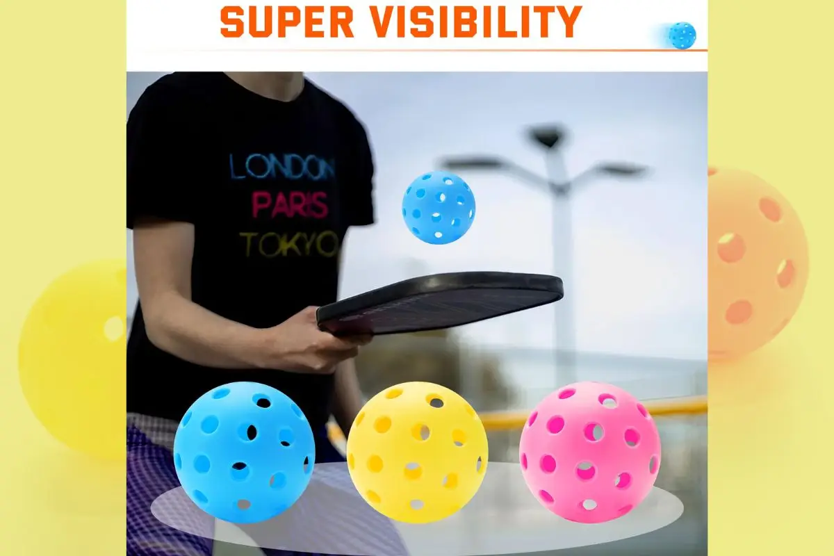 How the Pickleball's Color Impacts Performance on the Court?